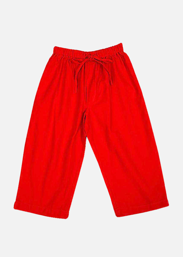 Kids red pant | 100% cotton pants for kids – The Almirah - NYC